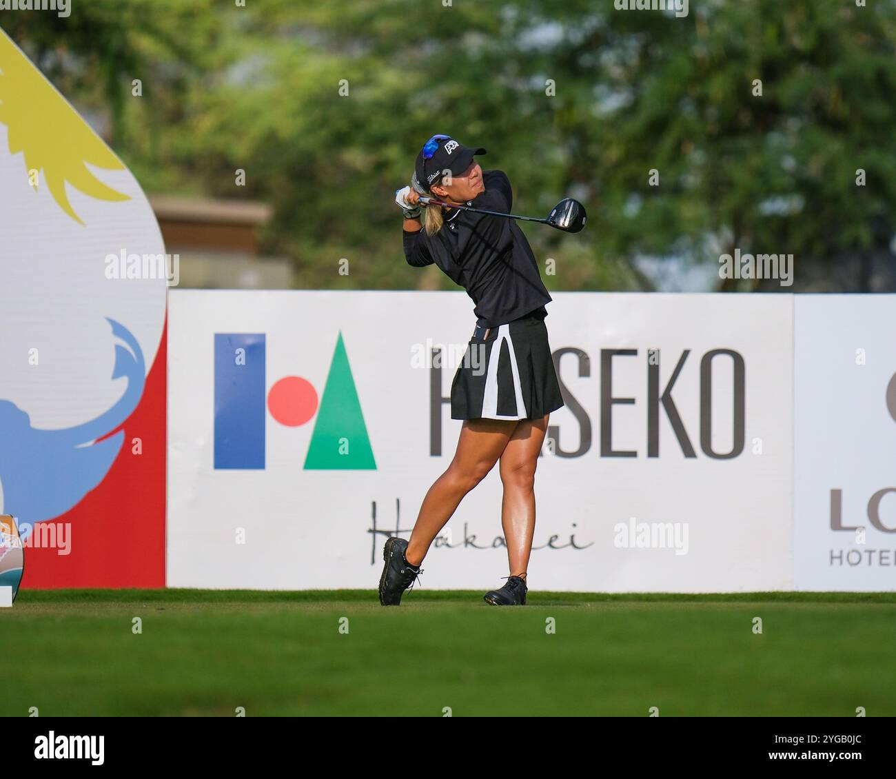 Ewa Beach, Hawaii, USA. 6th Nov, 2024. Danielle Kang hits her drive on ...