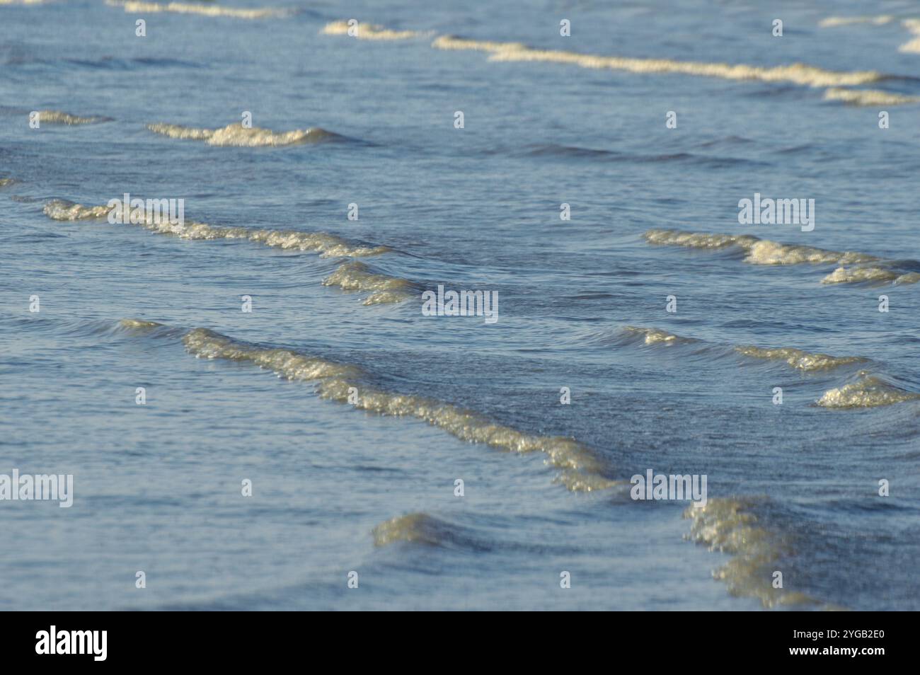 patterns of tidal currents on the beach Stock Photo - Alamy