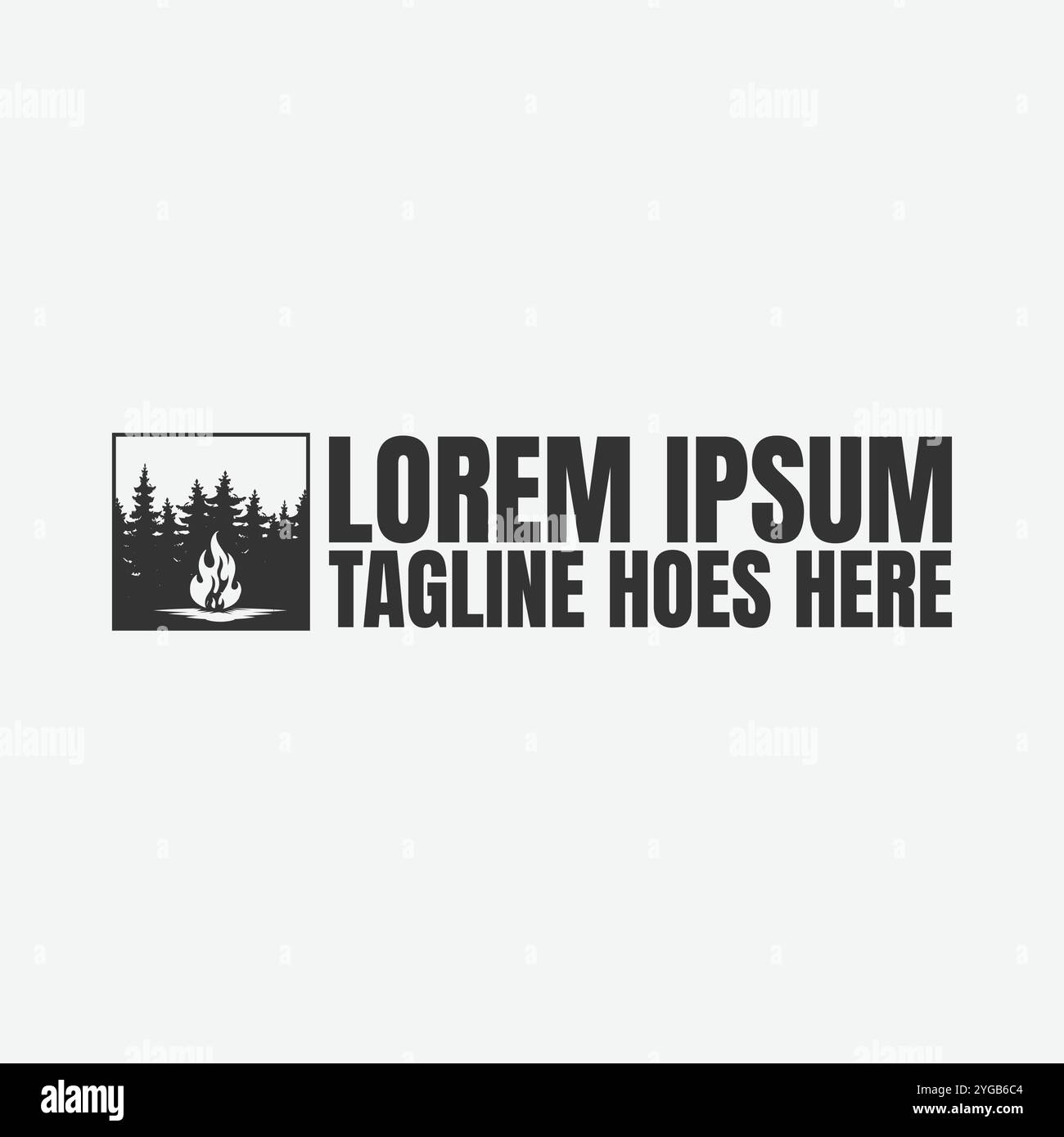 Vintage Retro Pine Cedar Conifer Evergreen Spruce Cypress Hemlock Fir ...