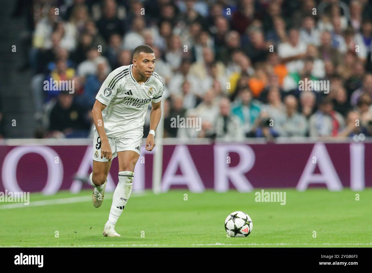 Madrid, Spain. 05th Nov, 2024. Kylian Mbappe of Real Madrid seen in ...