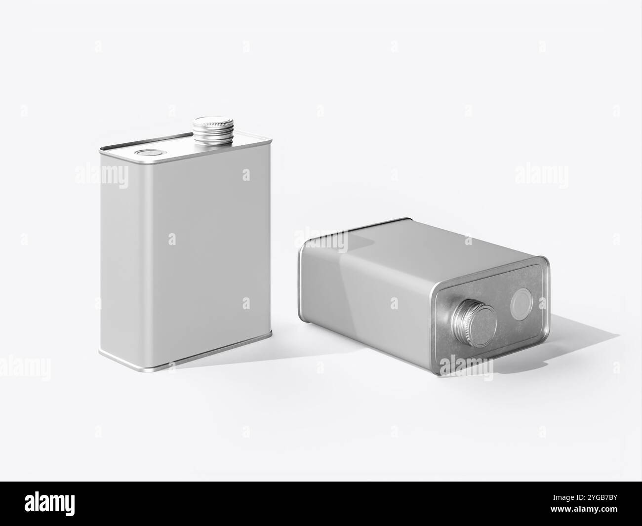 3d rendering blank aluminium hi-res stock photography and images - Alamy