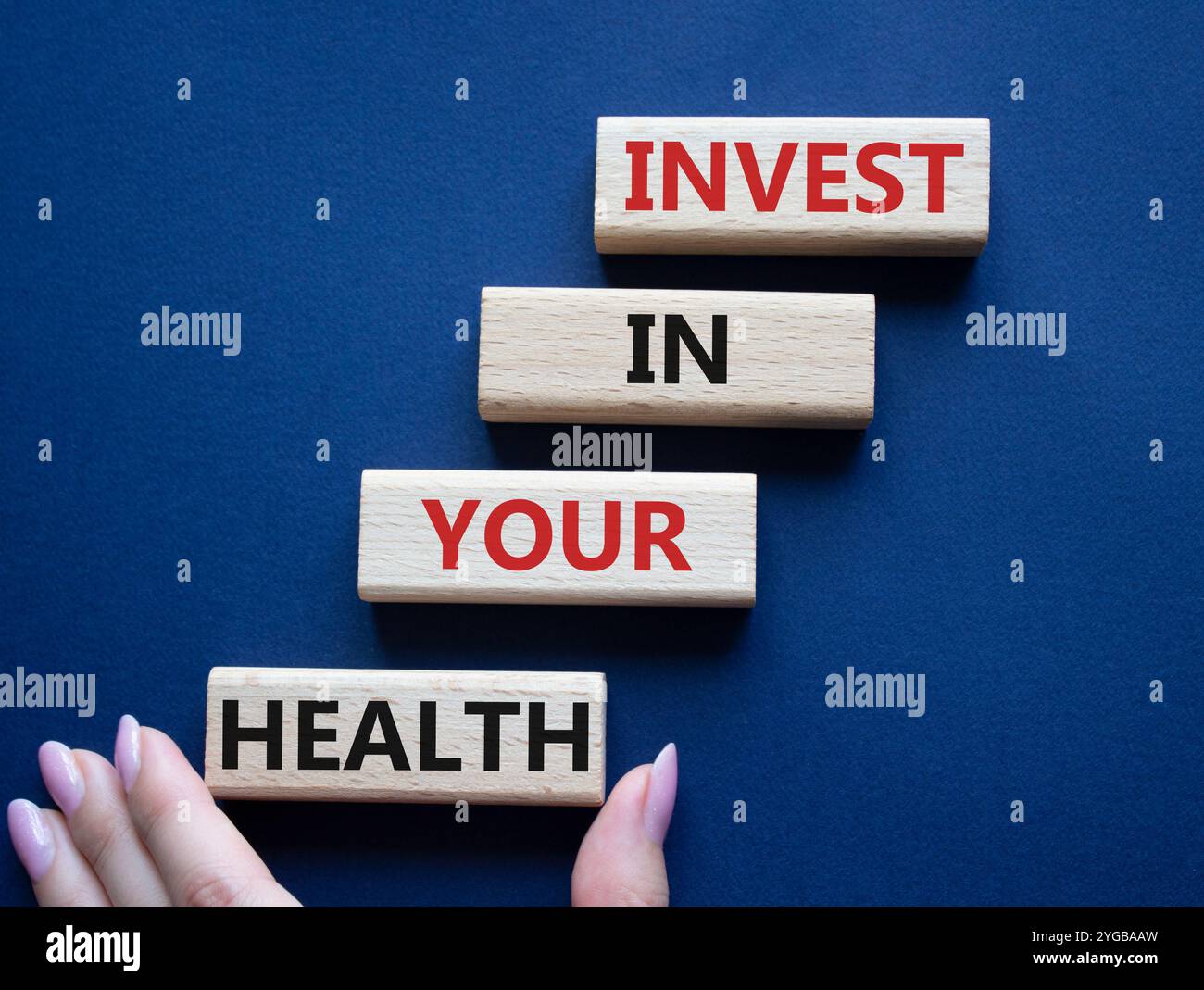 Invest in your Health symbol. Concept words Invest in your Health on ...