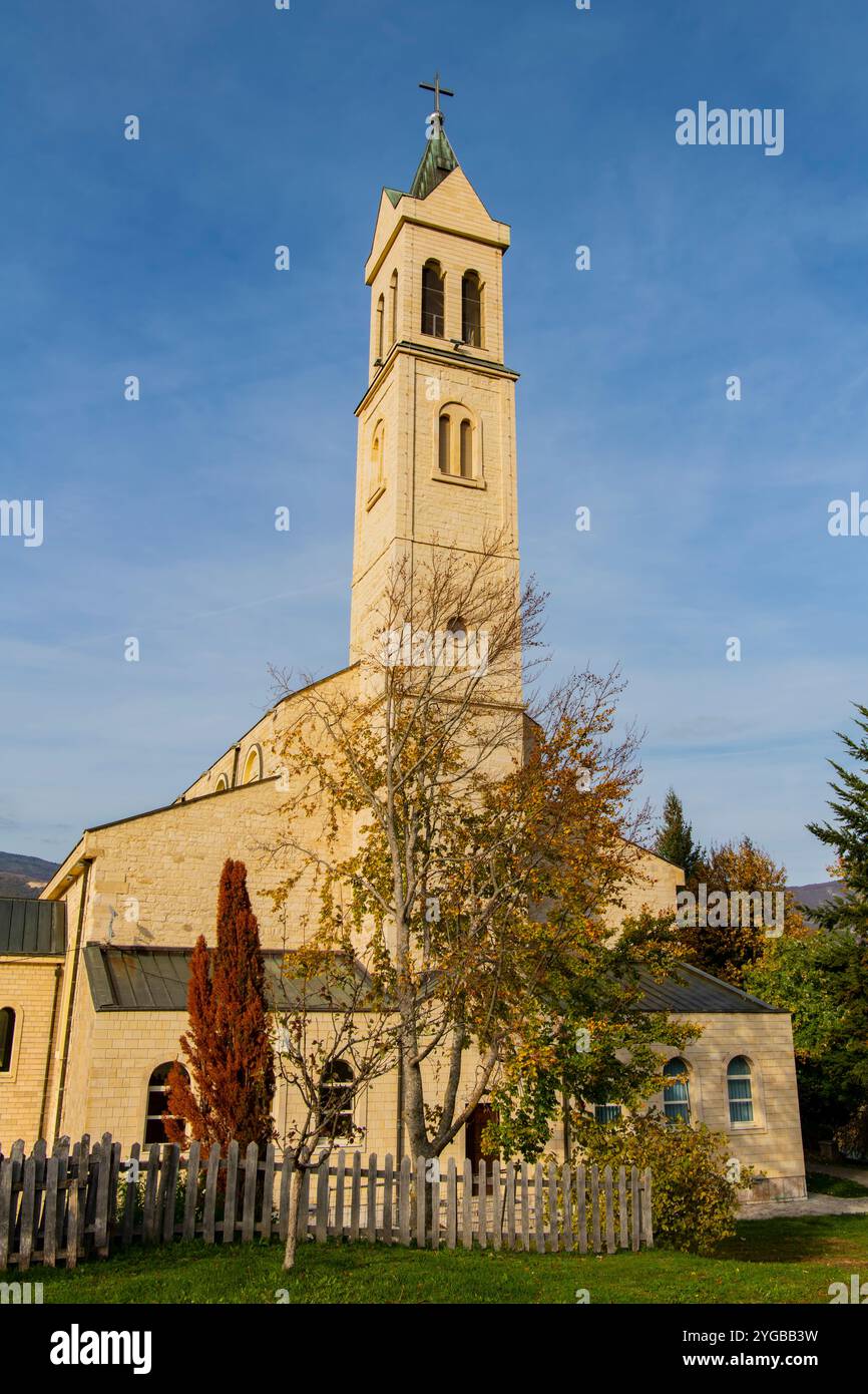 Franciscan Monastery at Rama Lake in Scit, Bosnia and Herzegovina Stock ...