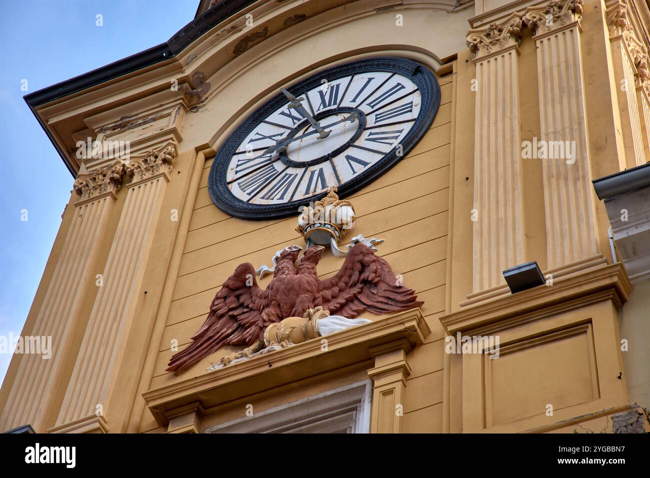 Clock Tower, a prominent monument located on Korzo Street in the center ...