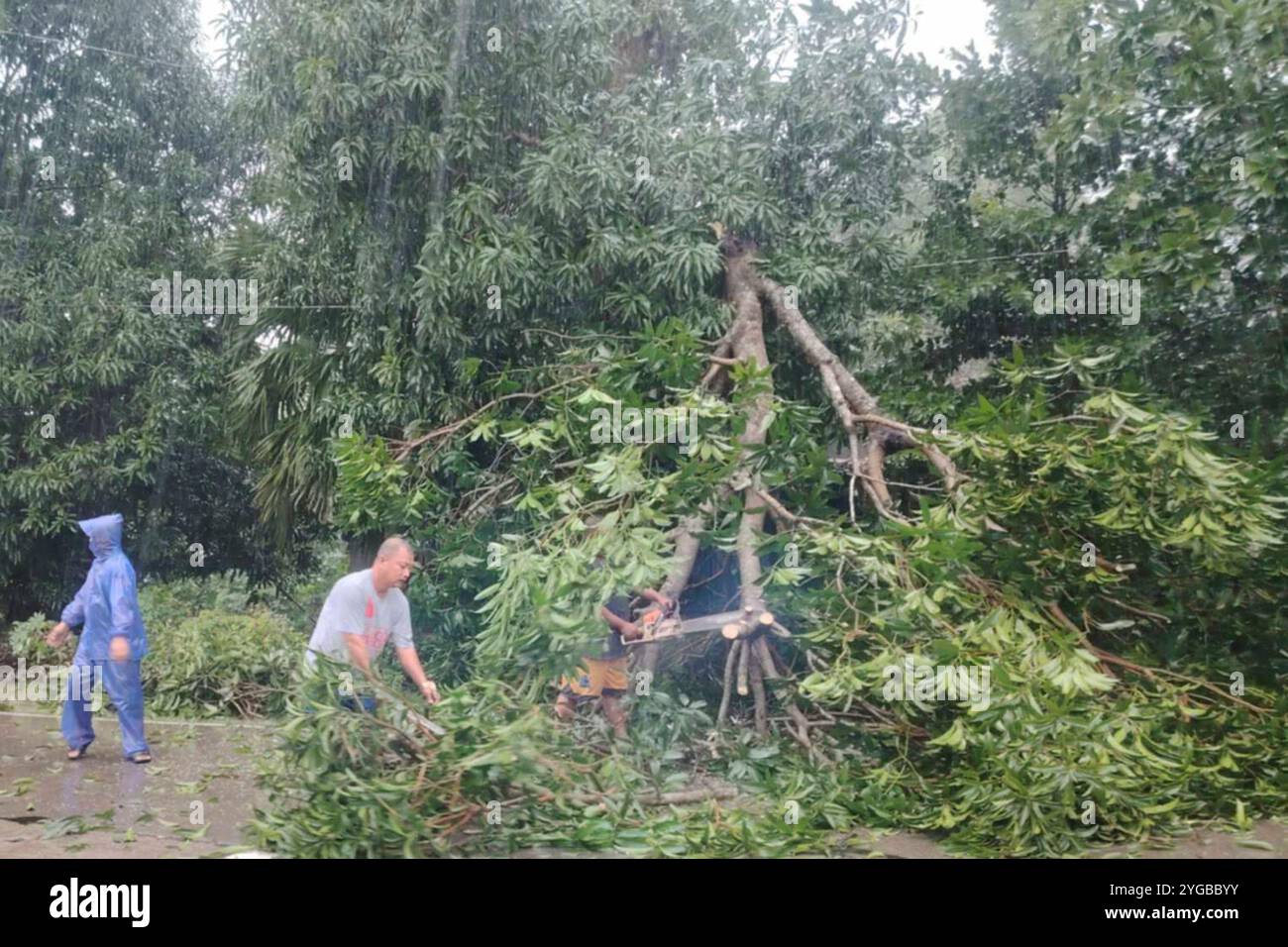 In this photo provided by the Local Government Unit (LGU) of Lal-lo ...