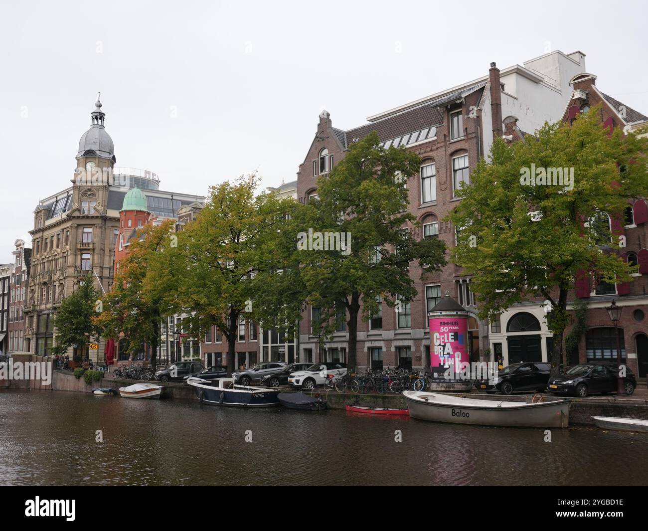 Amsterdam, North Holland, The Netherlands, October 2th, 2024: Canal ...