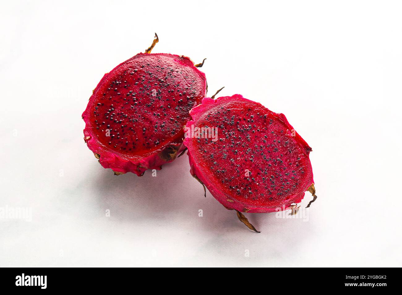 Raw sweet red dragon fruit - pitahaya Stock Photo - Alamy