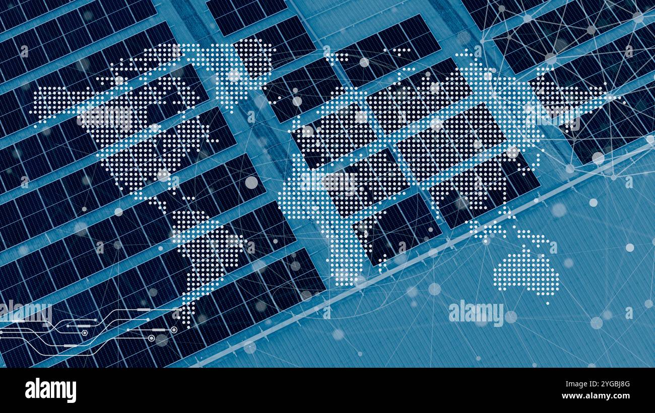 Solar cell map hi-res stock photography and images - Alamy