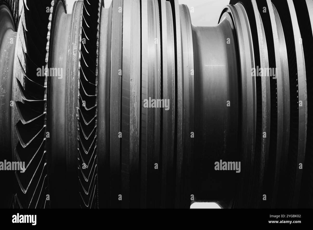 Turbine Blades, High Precision Advance Engineering. Large Fan blade ...