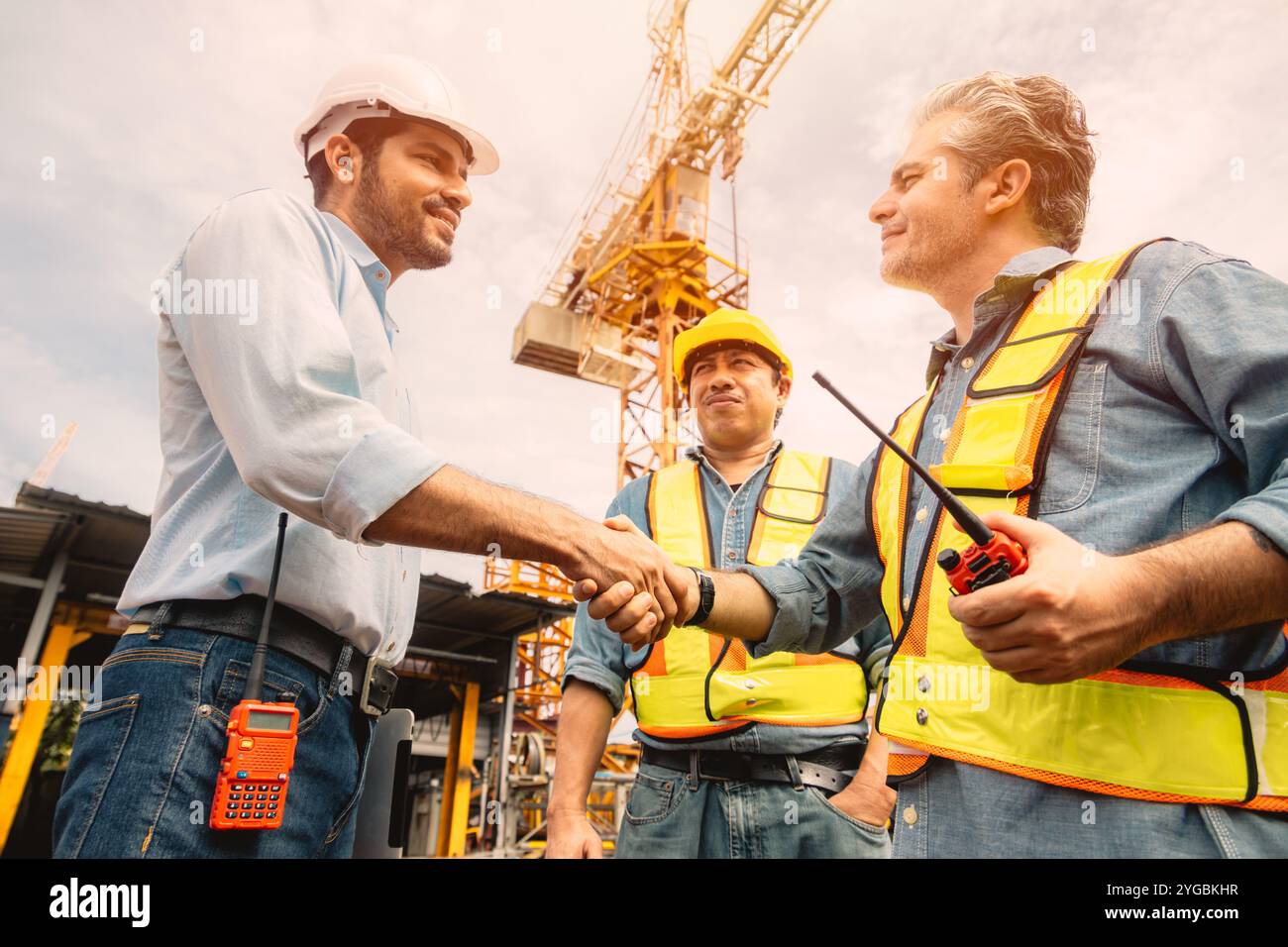 Business concept engineer talking work hi-res stock photography and images - Alamy
