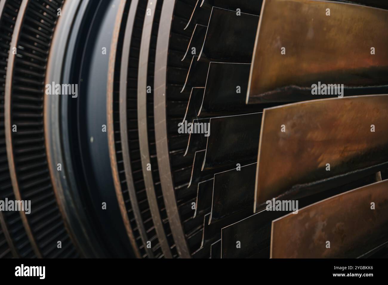 Turbine Blades, High Precision Engineering. Large Fan Stack Layer Metal ...