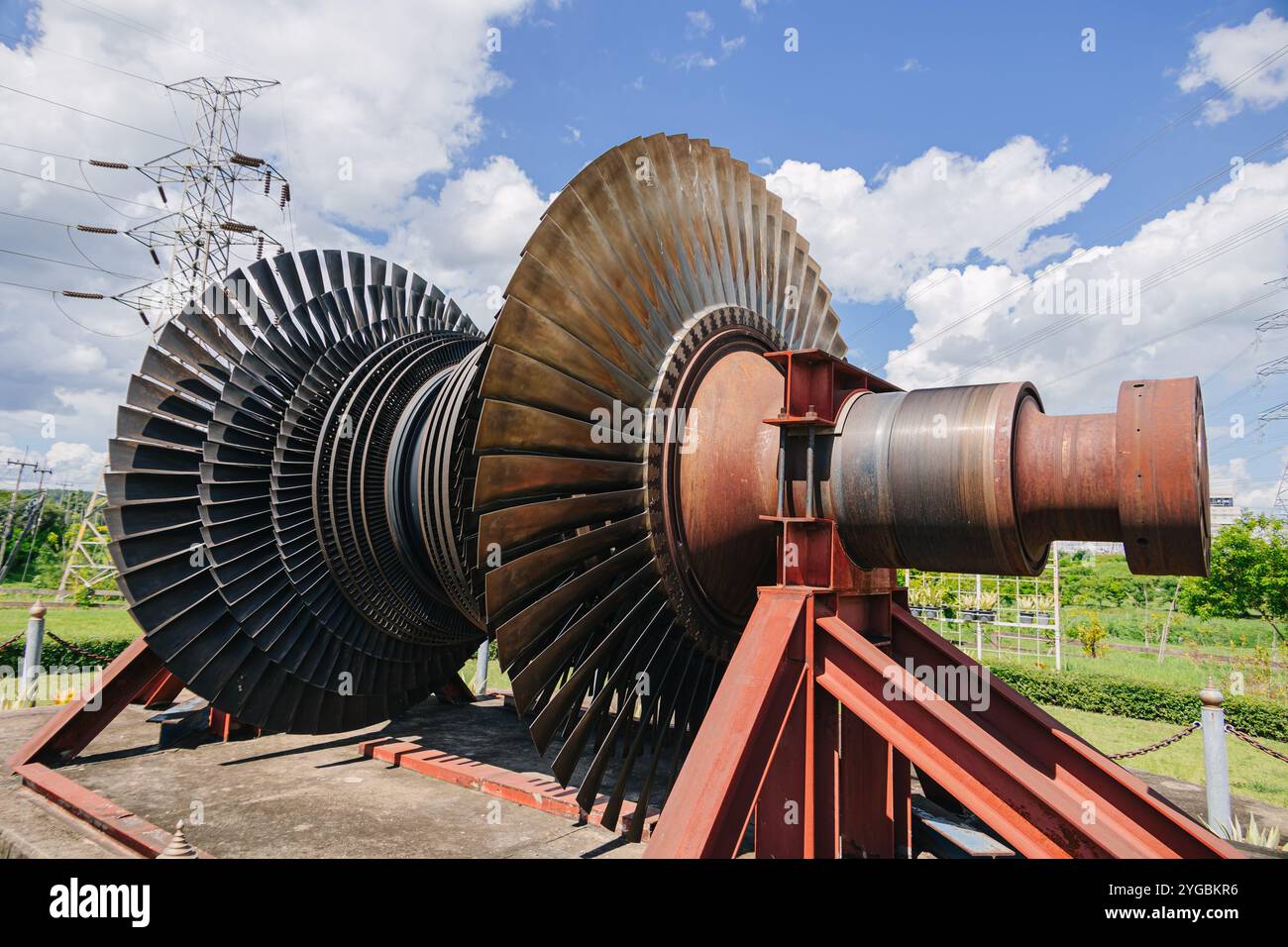 Turbine Blades, High Precision Engineering. Large Fan Stack Layer Metal ...