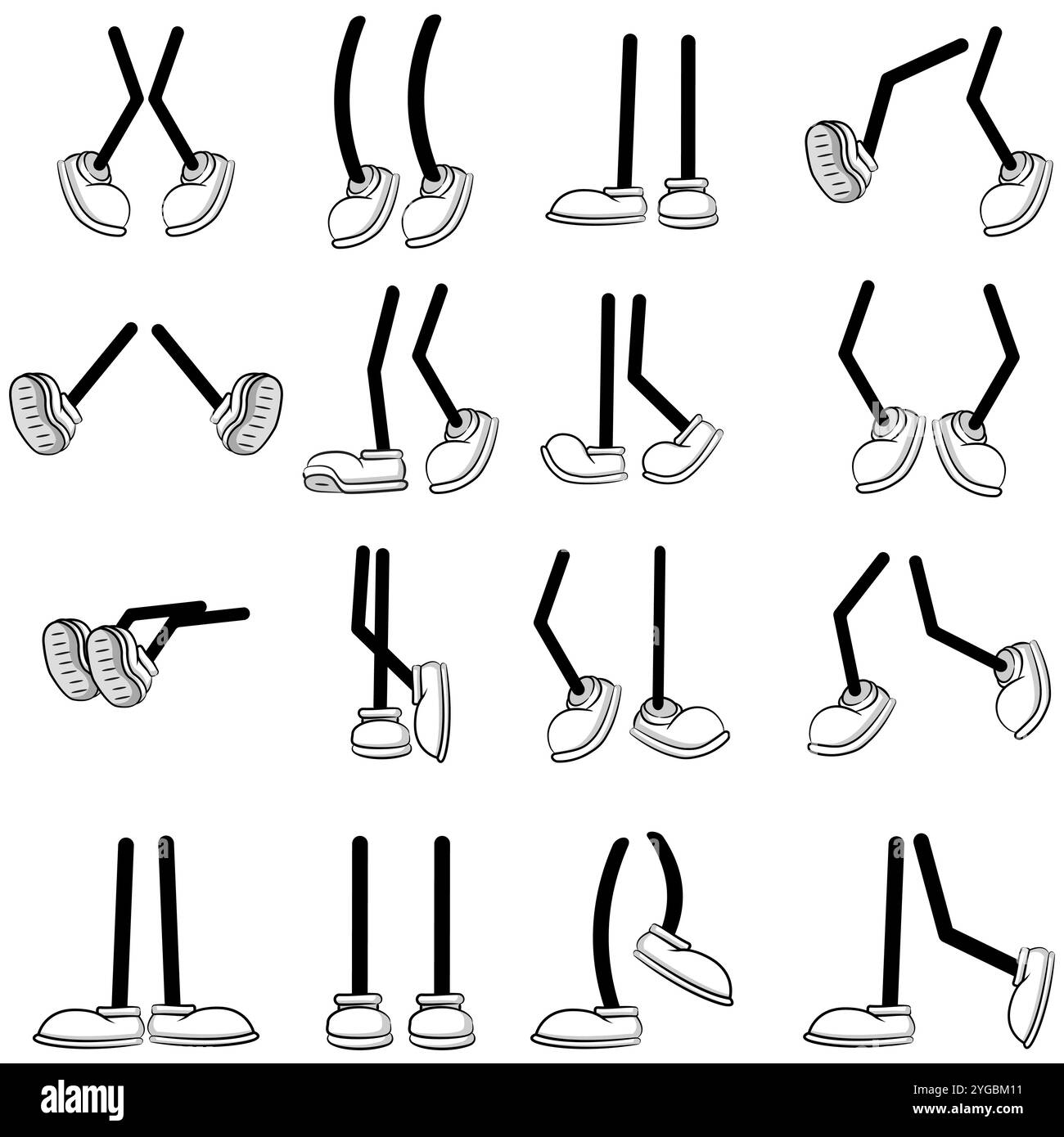 Cartoon animation graphics Black and White Stock Photos & Images - Alamy