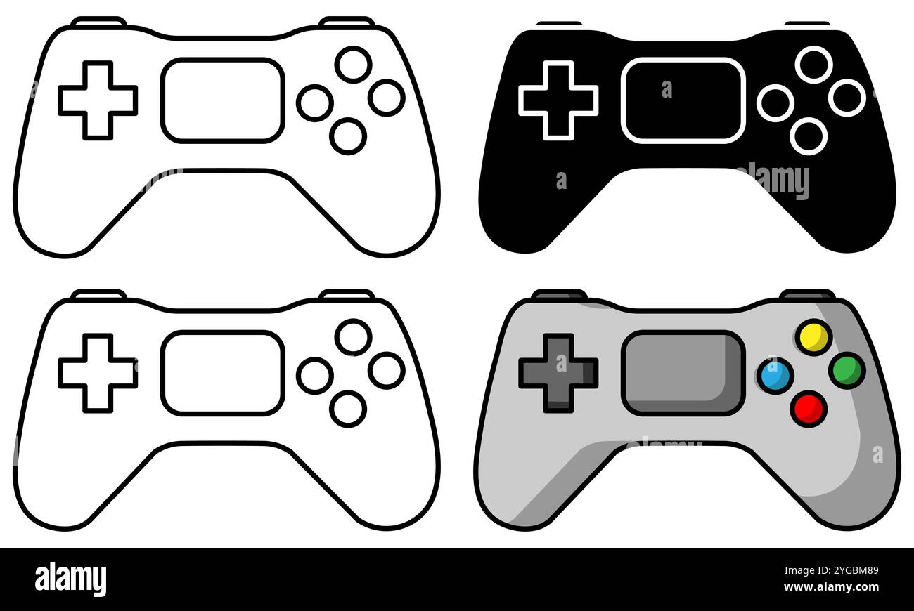 Video Game Controller Outline