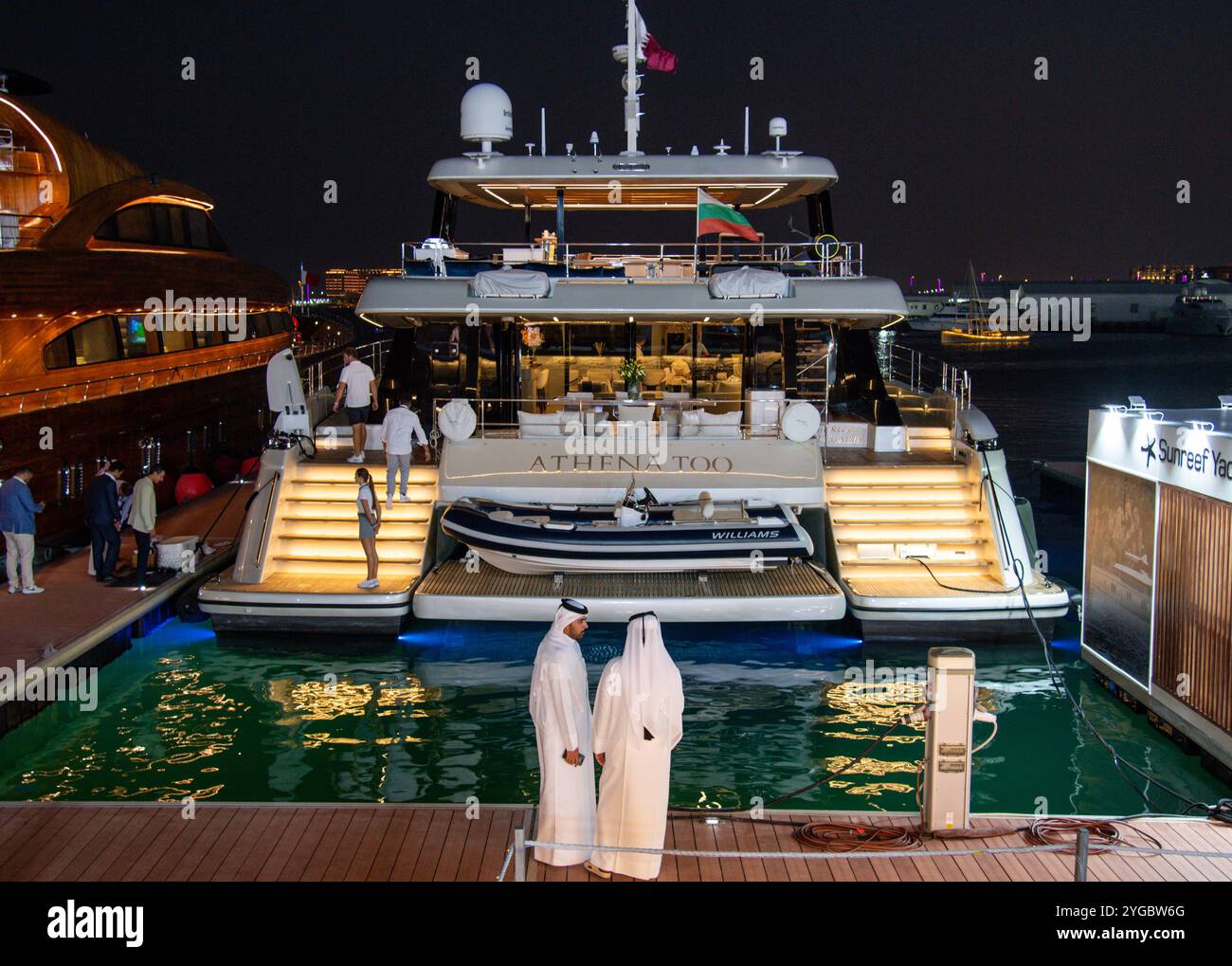 QATAR BOAT SHOW 2024 IN DOHA People visit opening day of the inaugural ...