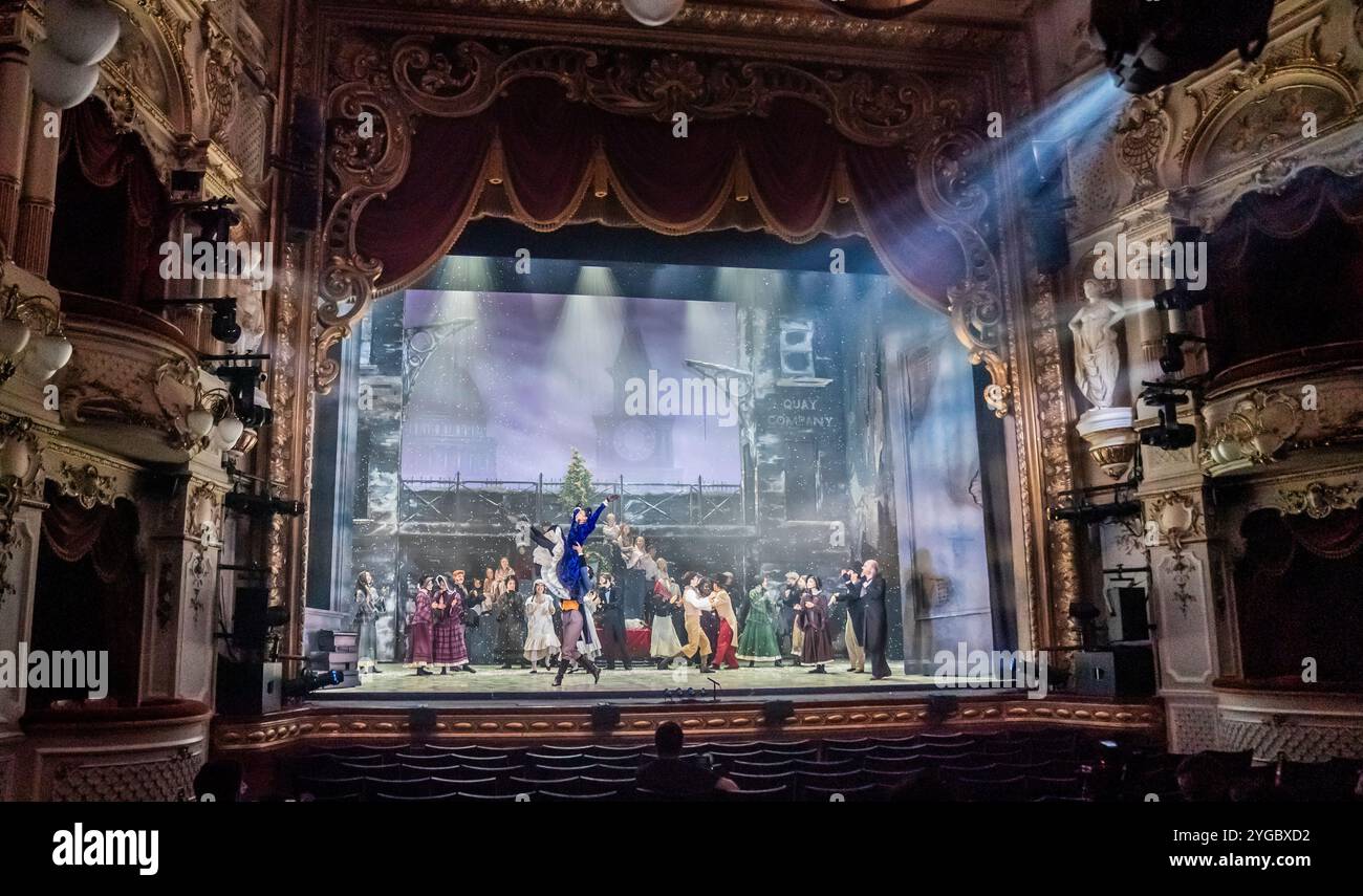 Performers during the dress rehearsal for Northern Ballet's A Christmas ...