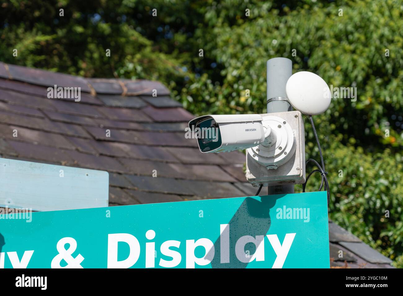Mass surveillance in the United Kingdom. A CCTV camera in a Stratford ...