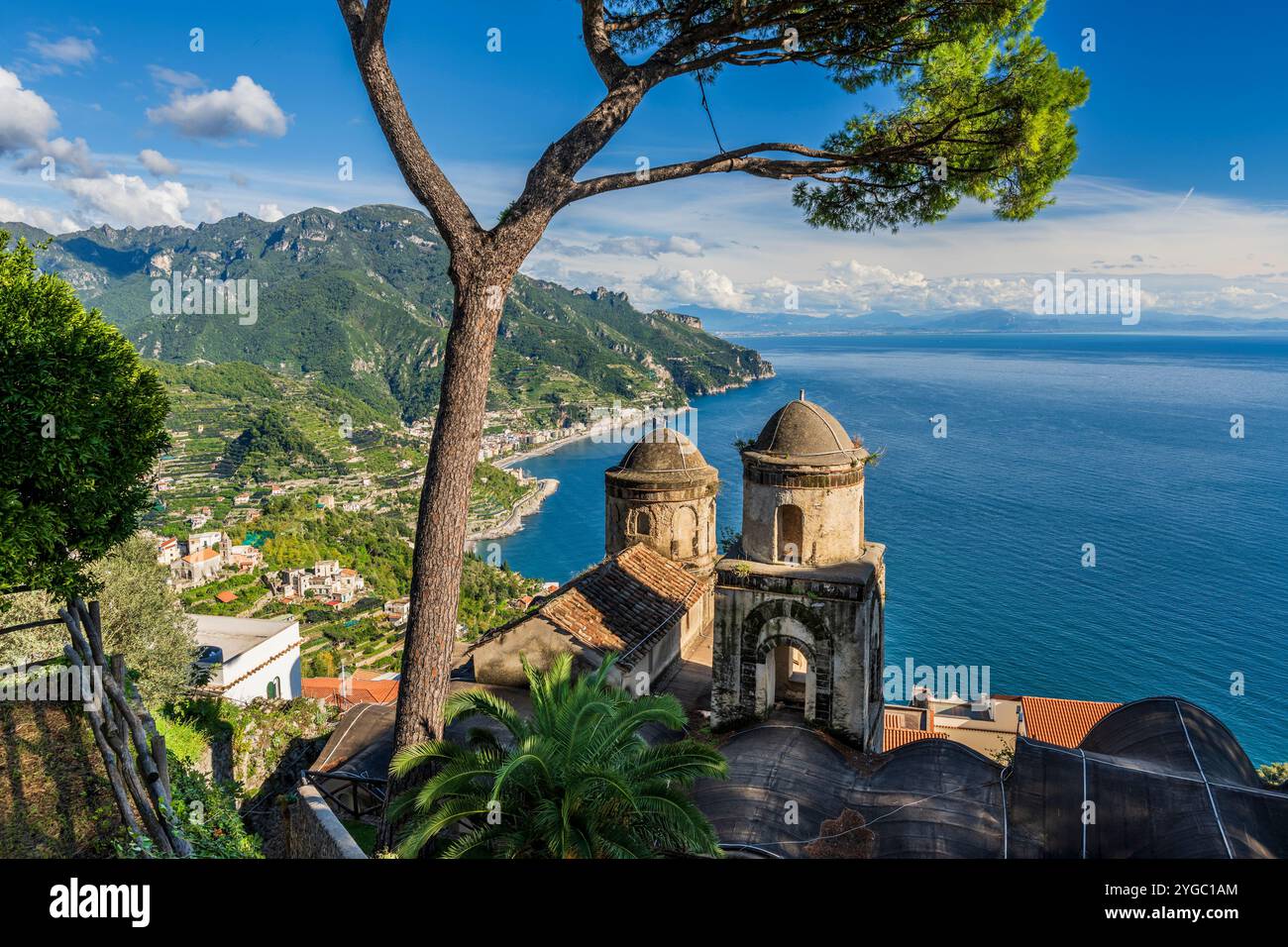 Villa Rufolo, Ravello, Amalfi coast, Campania, Italy Stock Photo - Alamy