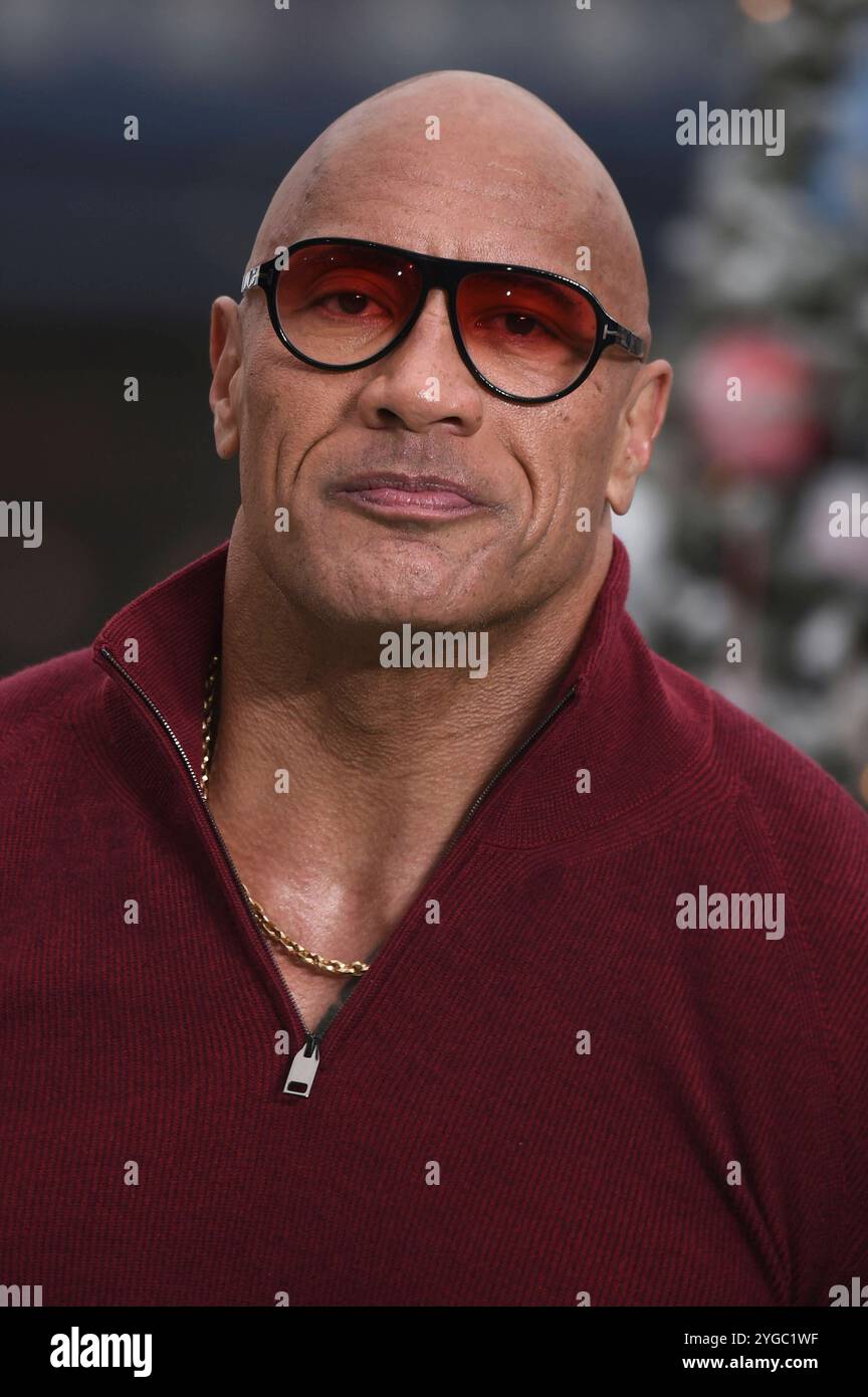 Dwayne Johnson beim Photocall zum Kinofilm Red One - Alarmstufe ...