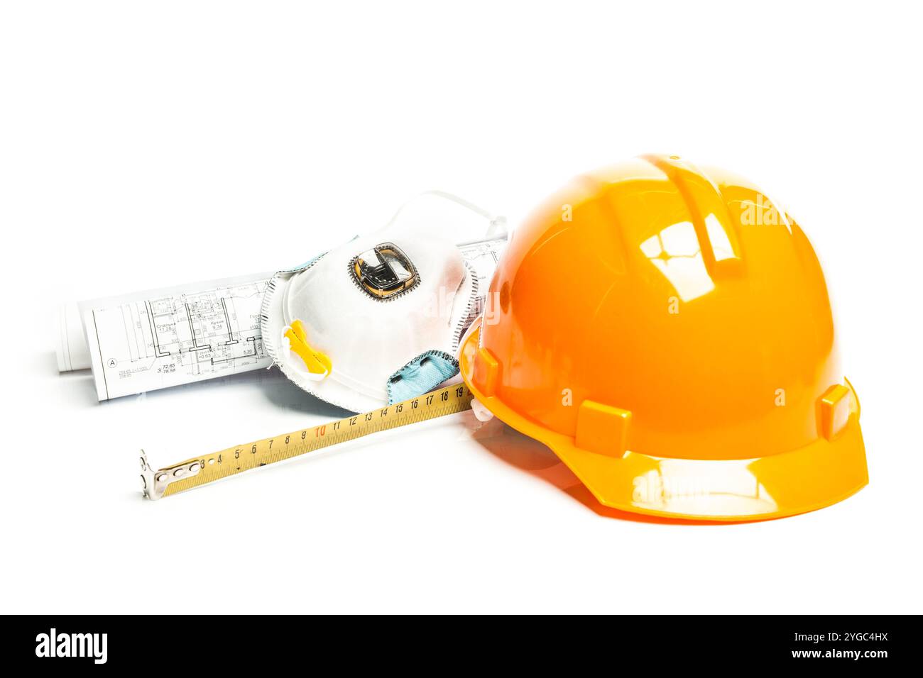 Set of architect tools Stock Photo - Alamy