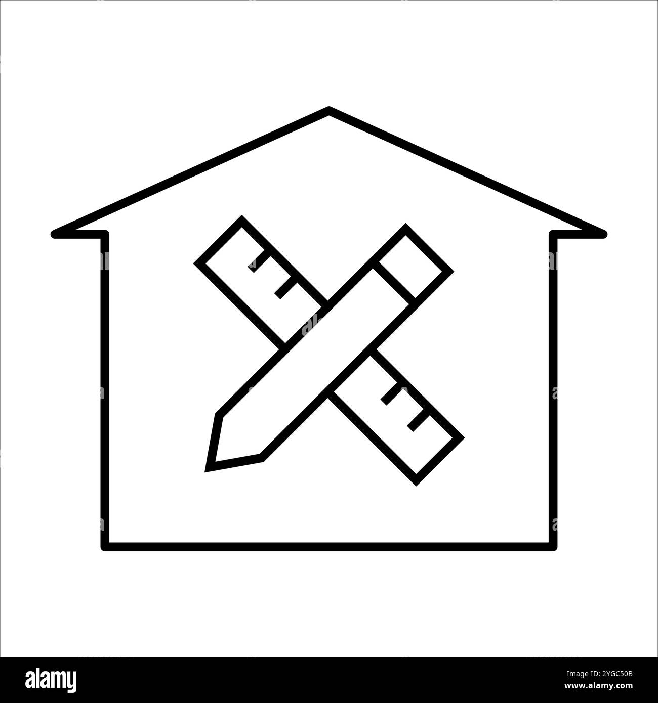 Interior design home creative Black and White Stock Photos & Images - Alamy