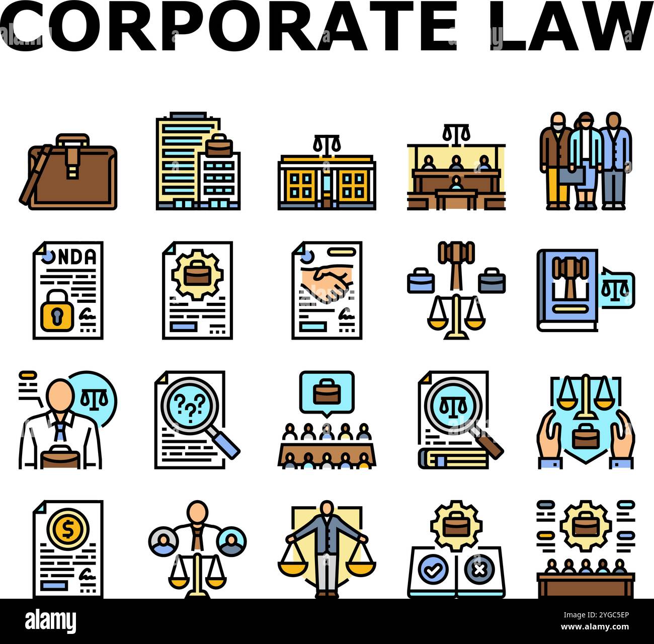 Corporate dissolution Stock Vector Images - Alamy
