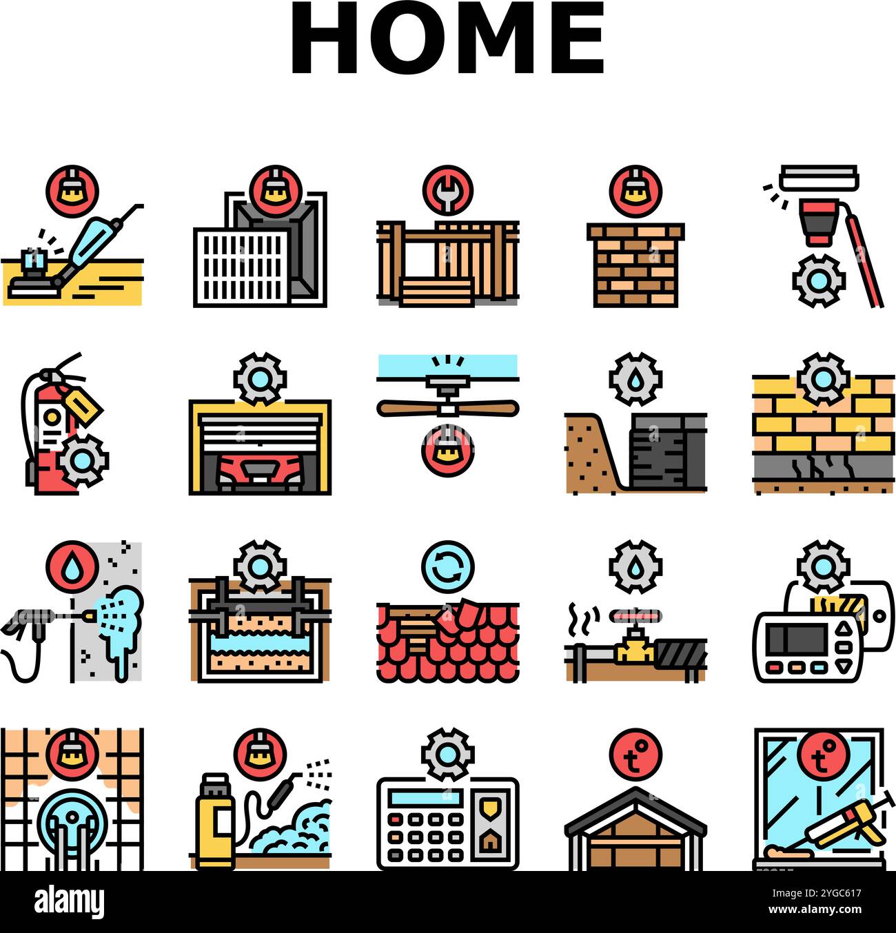 Maintenance siding Stock Vector Images - Alamy