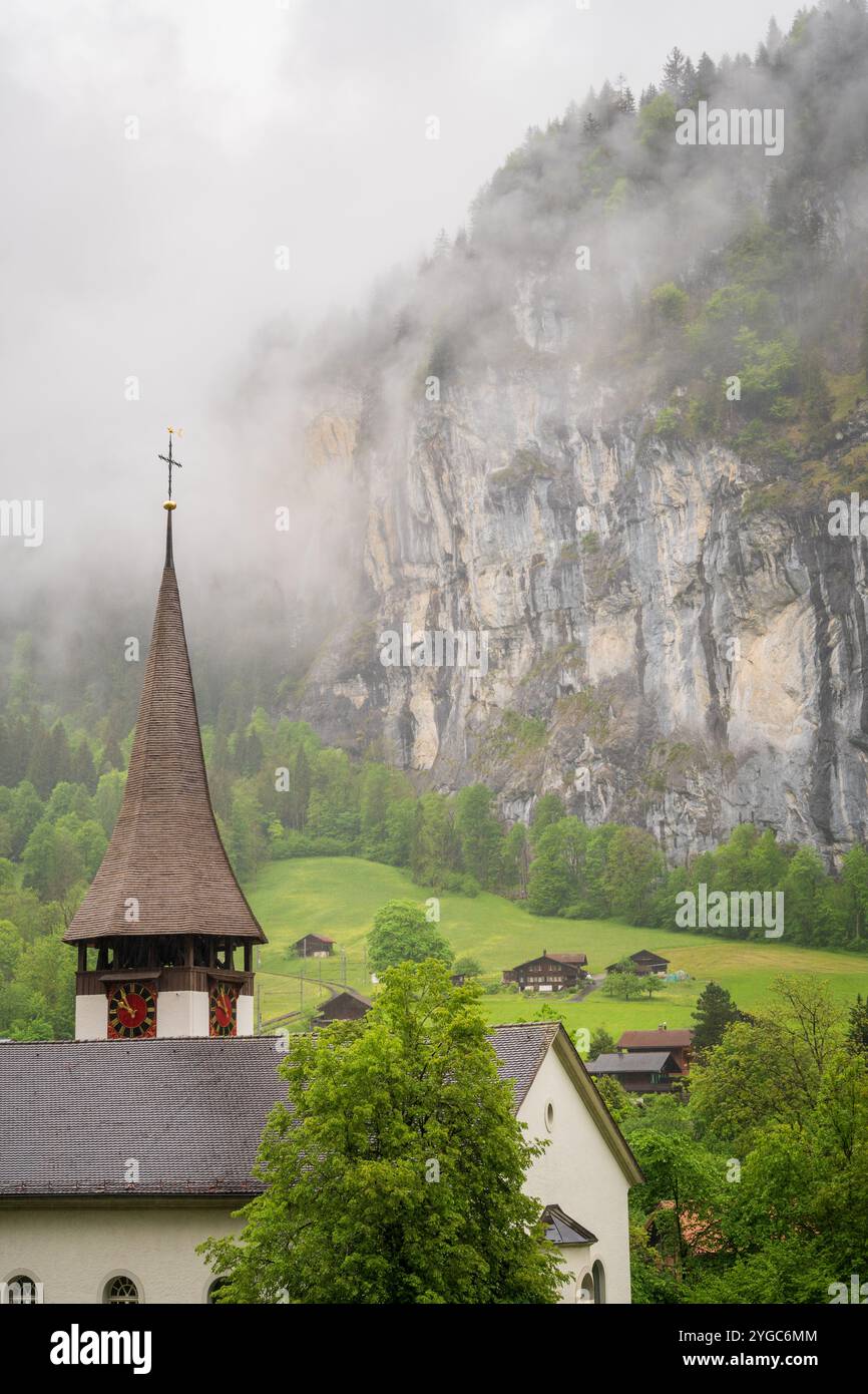 Lauterbrunnen, Village in Switzerland, in the Swiss Alps, Beautiful ...