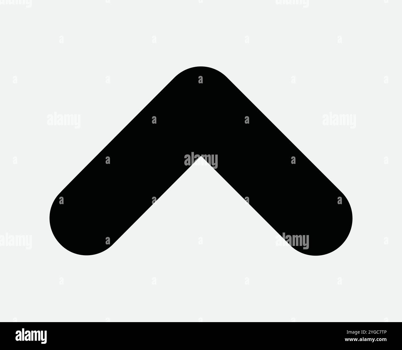 Up Caret Arrow Pointer North Point Pointing Straight Ahead North ...