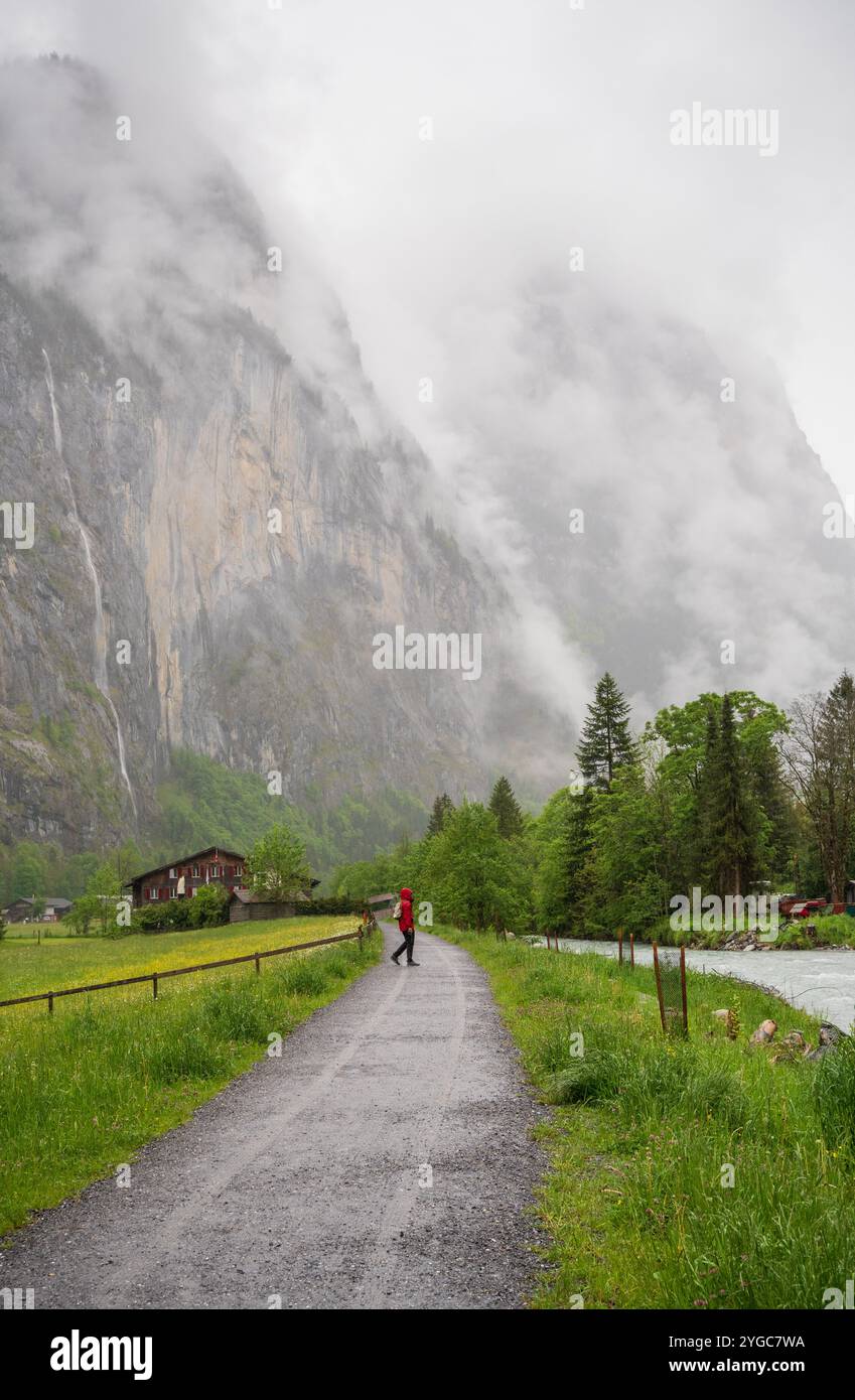 Lauterbrunnen, Village in Switzerland, in the Swiss Alps, Beautiful ...