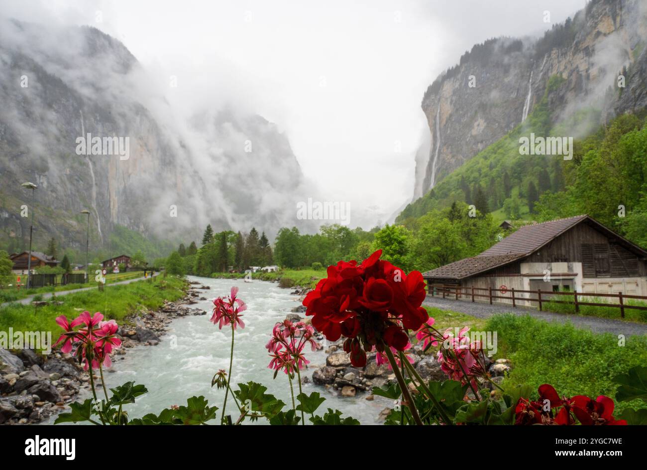 Lauterbrunnen, Village in Switzerland, in the Swiss Alps, Beautiful ...