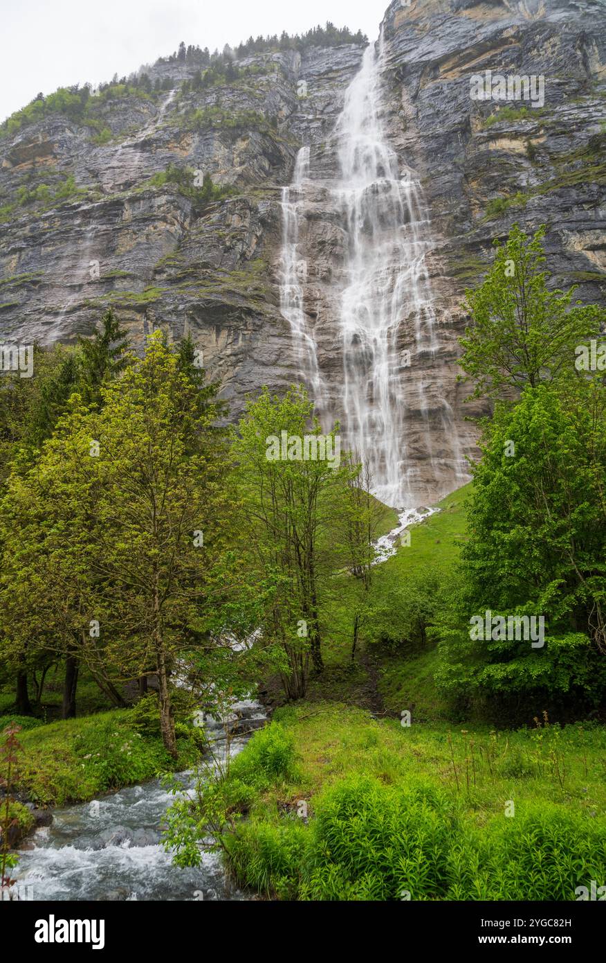 Lauterbrunnen, Village in Switzerland, in the Swiss Alps, Beautiful ...