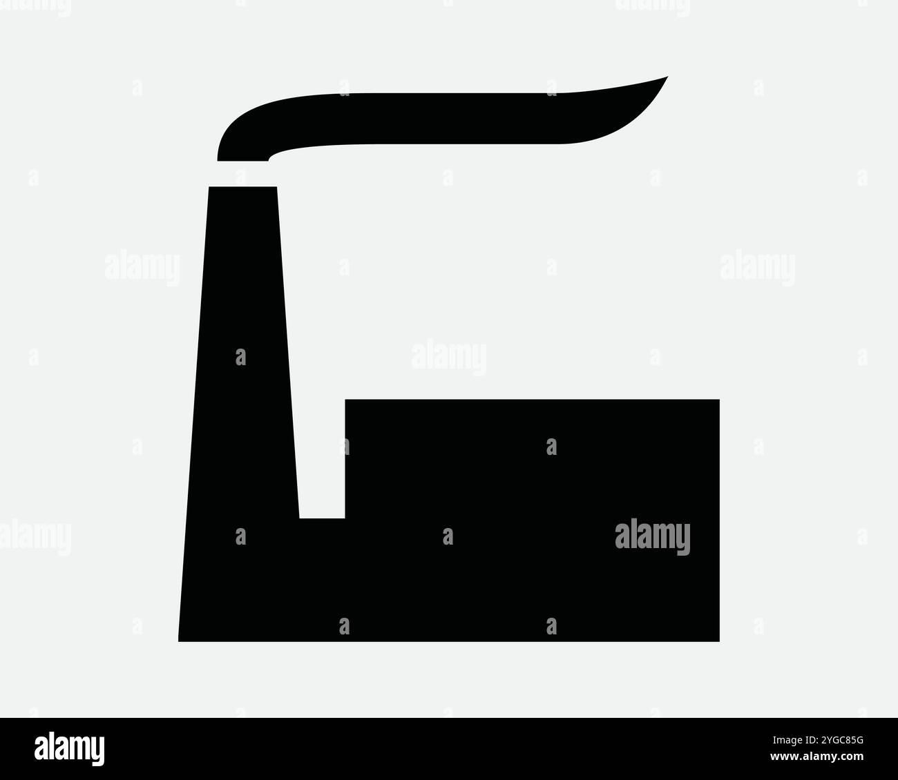 Factory Industrial Building Smoke Pollution Economy Pollute Production ...