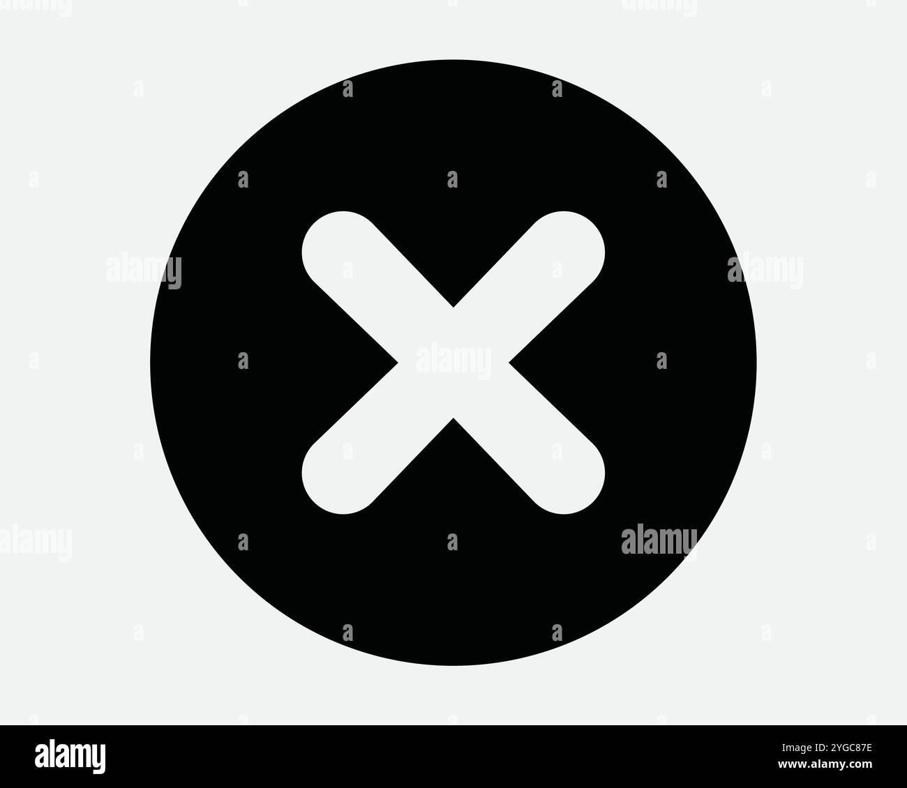 Cancel Circle Round Circular Button Close Stop Banned Ban Prohibited