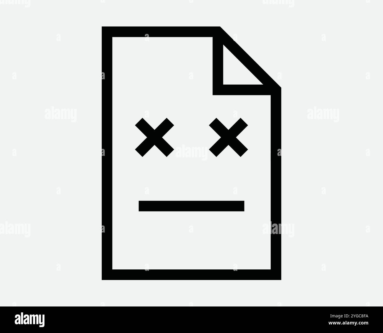 File folder alert Stock Vector Images - Alamy