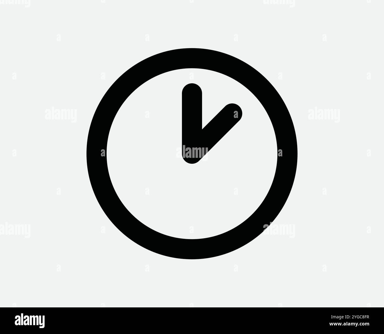 Analogue clock face dial Stock Vector Images - Alamy