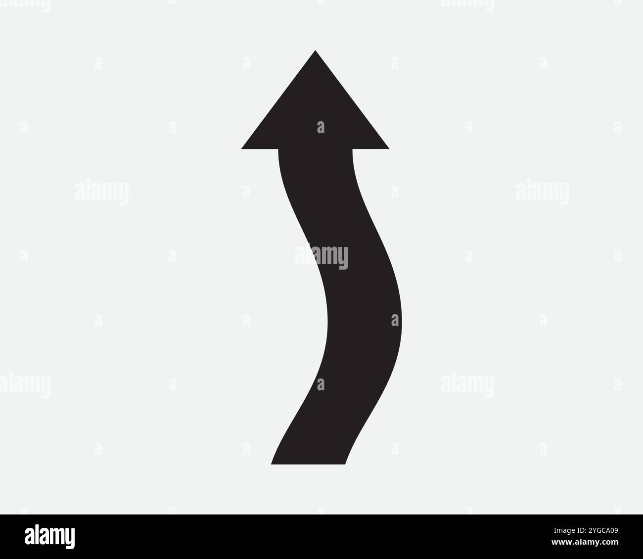Upward progress symbol arrow Black and White Stock Photos & Images - Alamy
