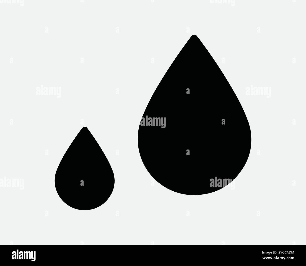 Water Droplet Drop Drip Oil Sweat Rain Rainfall Falling Two Double ...