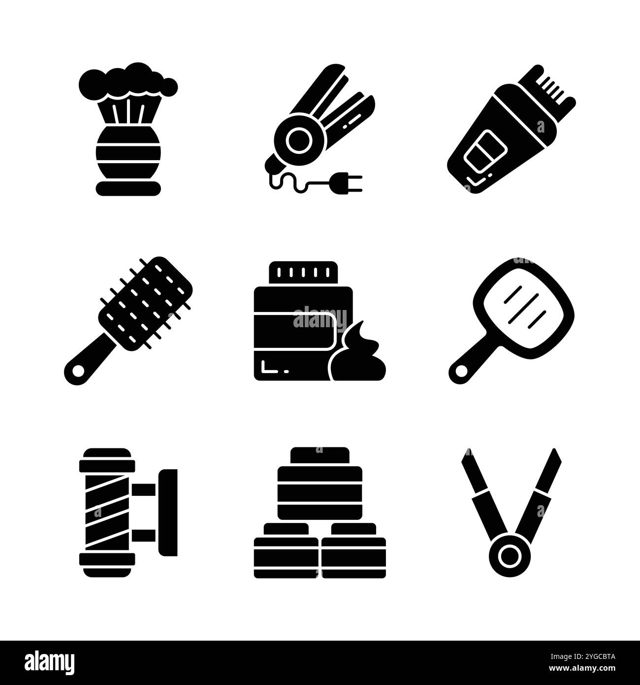 Grab this carefully crafted barbershop icons set, ready to use in ...