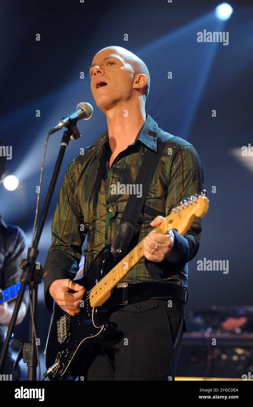 Milan Italy 29/11/2006 : Raf,Italian singer,during the television show ...