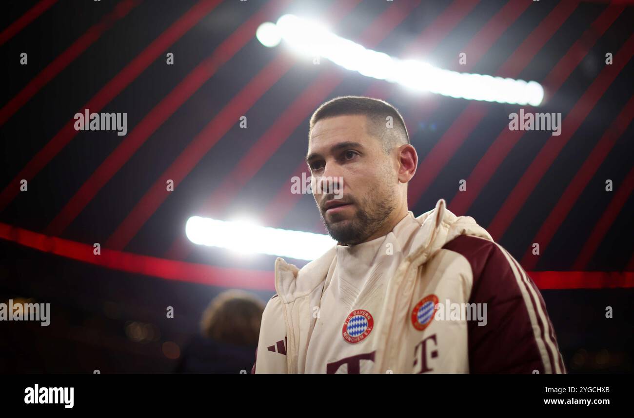 MUNICH, GERMANY - NOVEMBER 06: Raphael Guerreiro of Bayern Muenchen ...