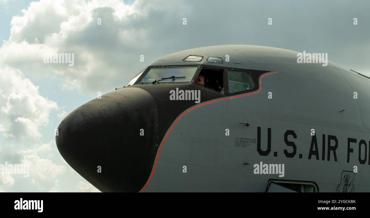 U.S. Air Force Maj. Jay Heide, a pilot with the 906th Air Refueling ...
