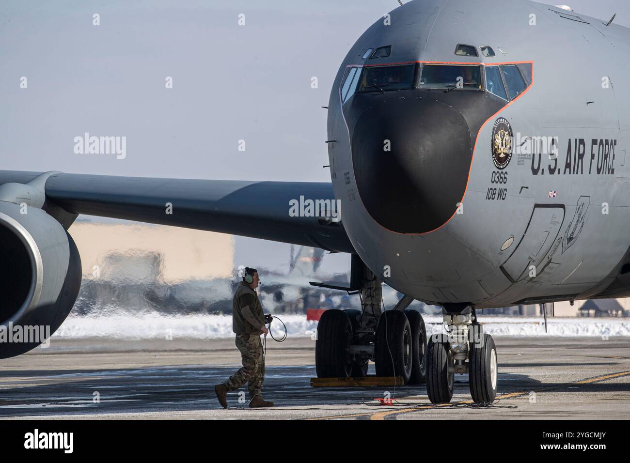 New Jersey Air National Guard Airmen with the 108th Wing take part in a ...