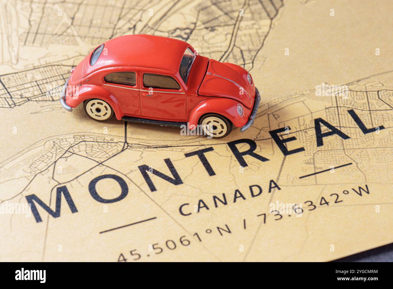 Map of montreal hi-res stock photography and images - Alamy