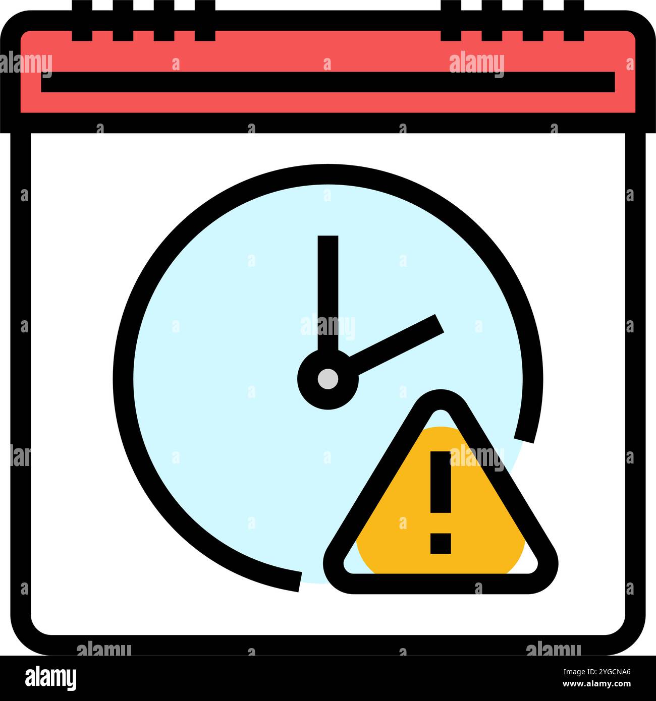 expiration date food safety color icon vector illustration Stock Vector ...