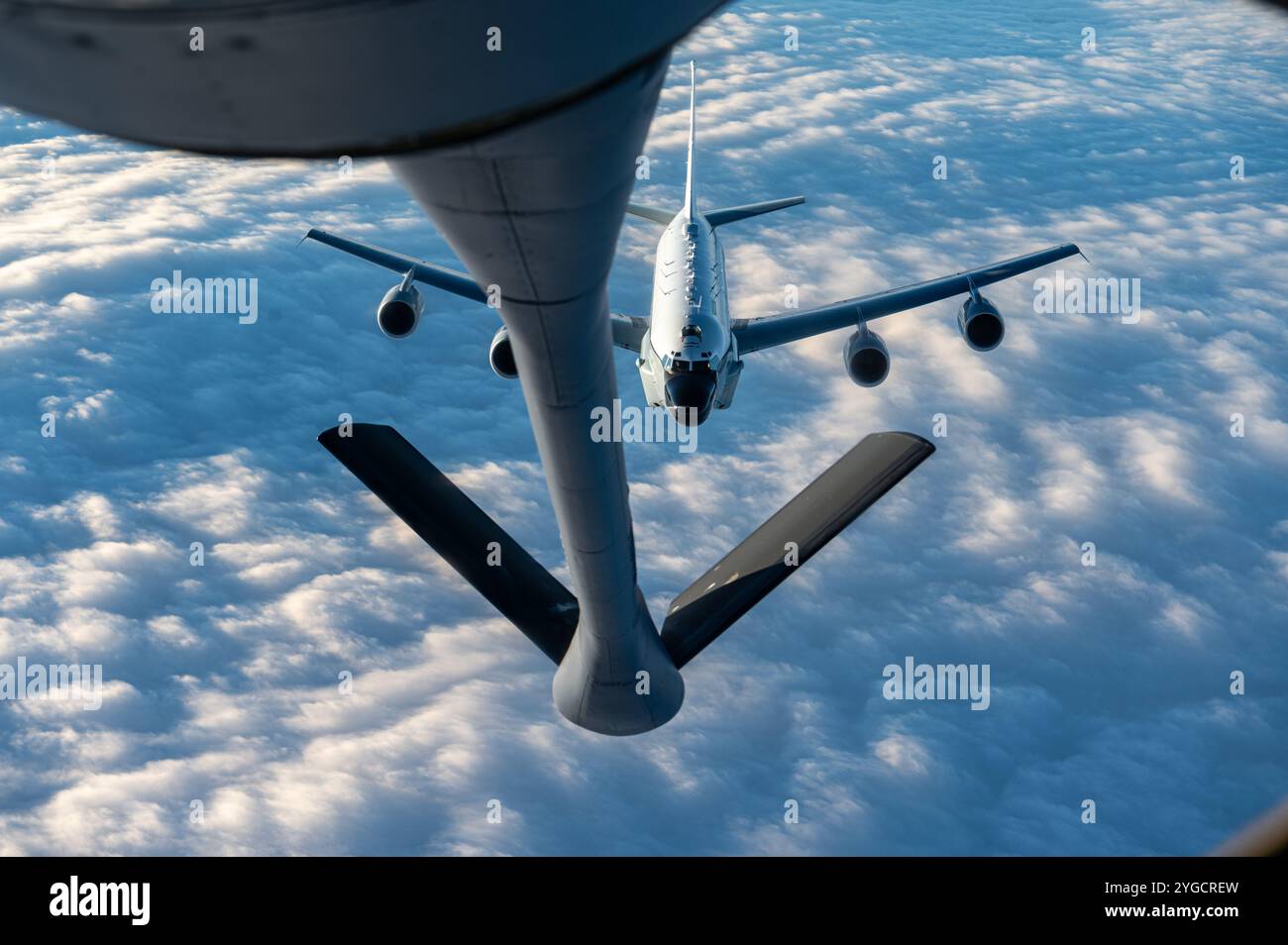 An RC-135 Rivet Joint assigned to the 95th Reconnaissance Squadron ...