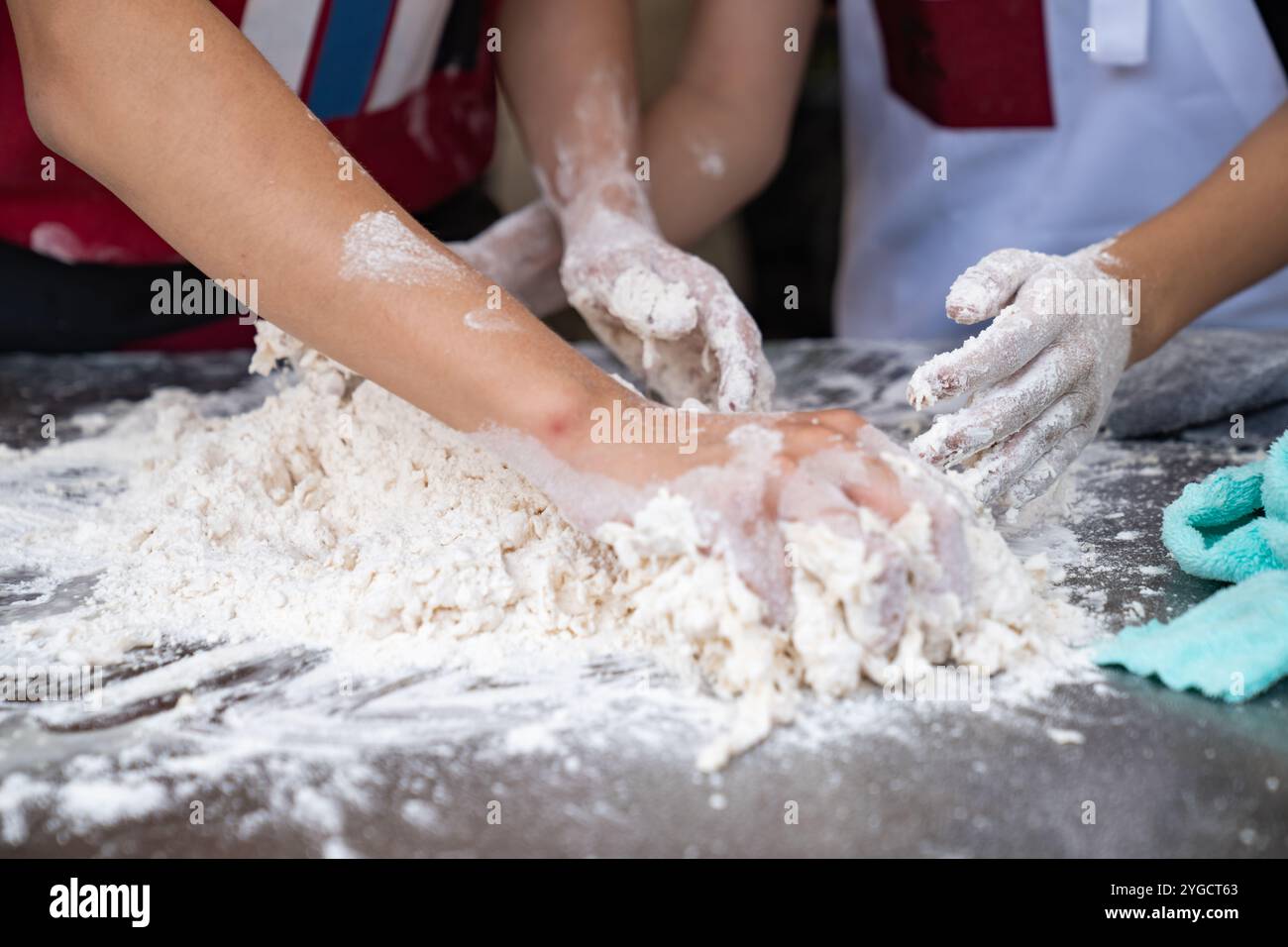Hands skillfully prepare traditional thai hi-res stock photography and ...