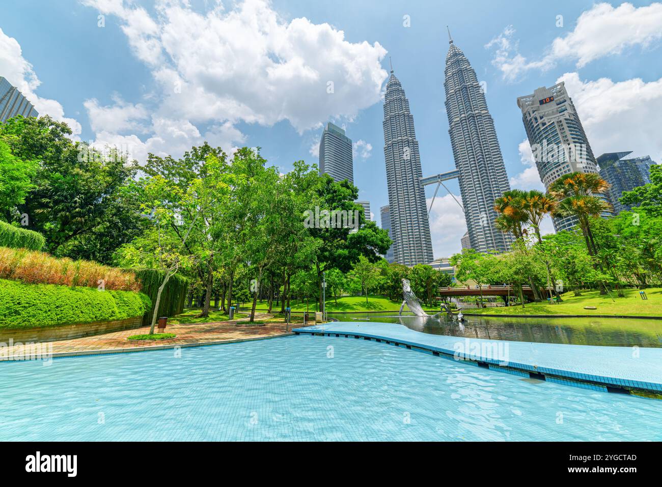 Awesome view klcc park hi-res stock photography and images - Alamy