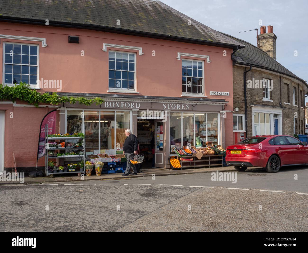 Boxford Stores and Post Office, Boxford village, Suffolk, UK; believed ...