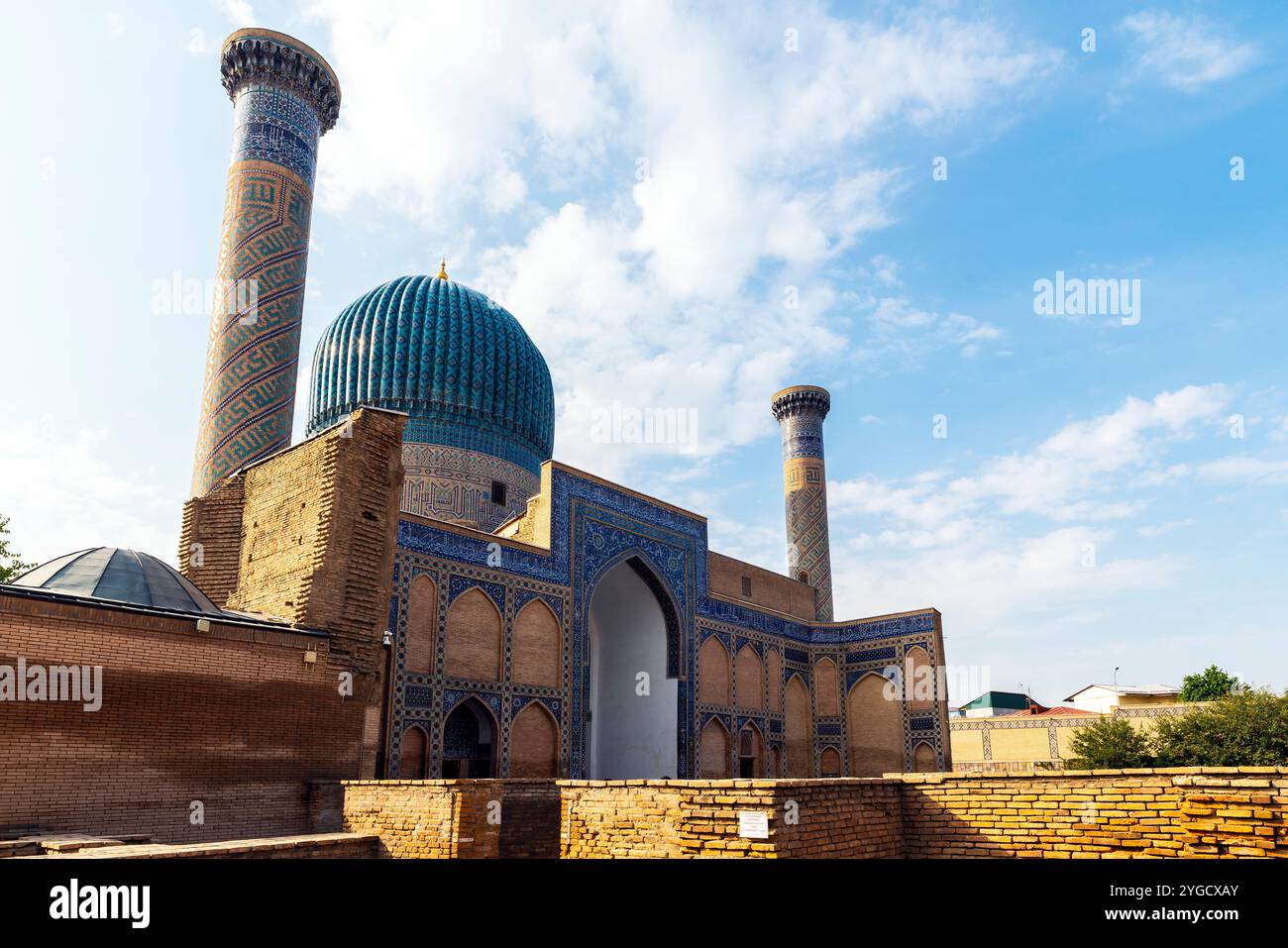 View of the Muhammad Sultan ensemble. Tamerlane's mausoleum (Timur ...